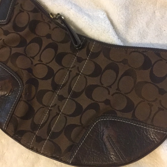 Coach | Bags | Coach Excellent Brown Leather Boho Purse Handbag | Poshmark